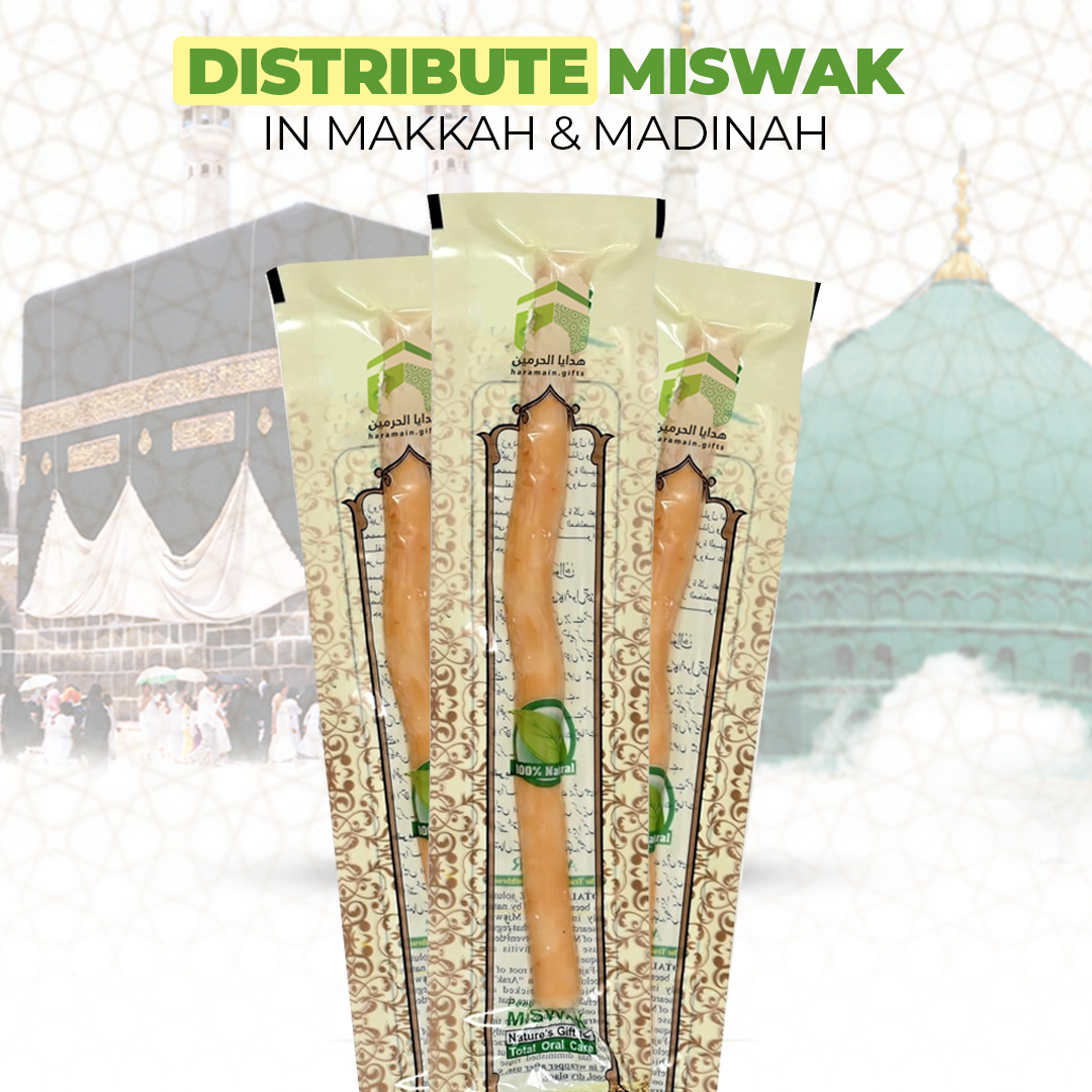 Distribute Miswak bundles In Makkah & Madinah – Haramain Gifts
